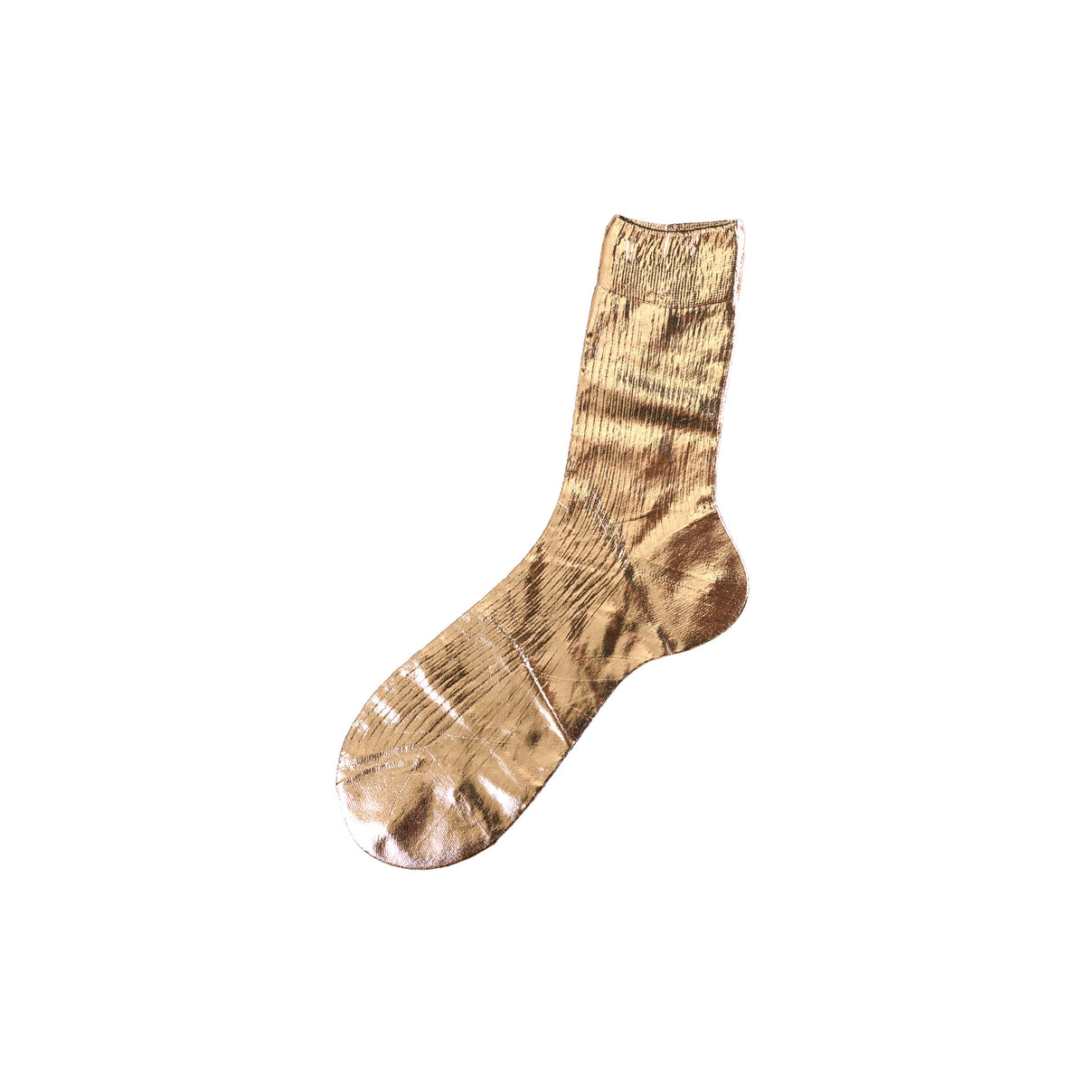 Maria La Rosa Ribbed Laminated Sock - Gold – Choix